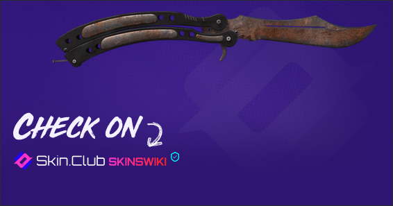 Butterfly Knife | Rust Coat (Battle-Scarred)