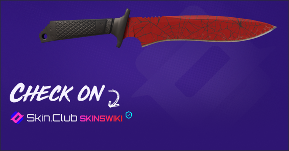 Classic Knife | Crimson Web (Minimal Wear)