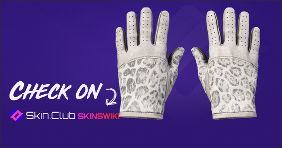 Driver Gloves | Snow Leopard (Battle-Scarred)