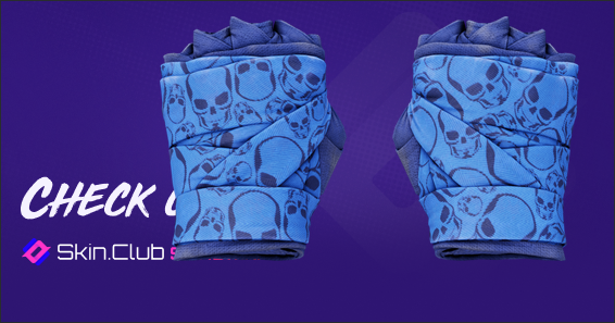 Hand Wraps | Cobalt Skulls (Field-Tested)