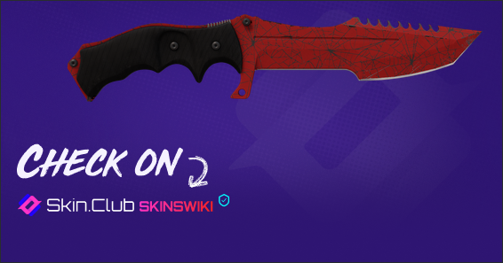 Huntsman Knife | Crimson Web (Field-Tested) - Skins Wiki