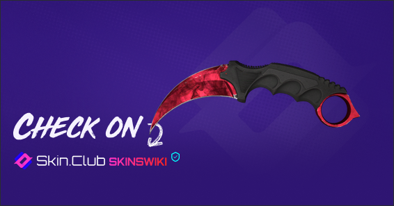 Karambit | Doppler Ruby (MW - Trầy ít)