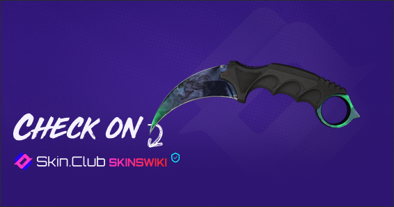 Karambit | Gamma Doppler Phase 1 (Minimal Wear)
