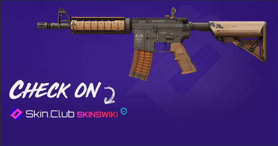 M4A4 | Poly Mag (Well-Worn)