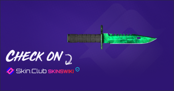 M9 Bayonet | Gamma Doppler Emerald (Minimal Wear)