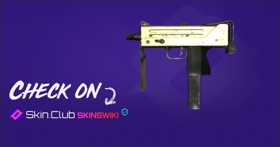 MAC-10 | Gold Brick (Well-Worn)