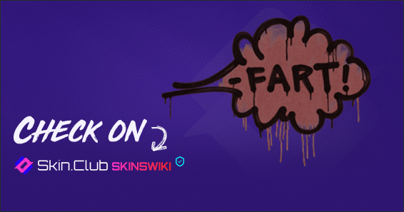 개봉 안 한 그래피티 | Fart (벽돌 붉은색)