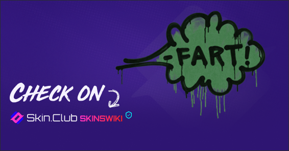 Versiegeltes Graffito | Fart (Dschungelgrün)