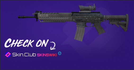 SG 553 | Damascus Steel (Well-Worn)