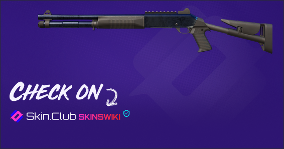 Souvenir XM1014 | Blue Steel (Well-Worn)