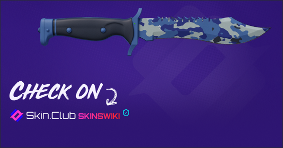 StatTrak™ Bowie Knife | Bright Water (Minimal Wear)