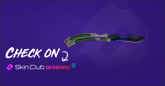 StatTrak™ Cuchillo Mariposa | Doppler Fase 3 (Recién fabricado)