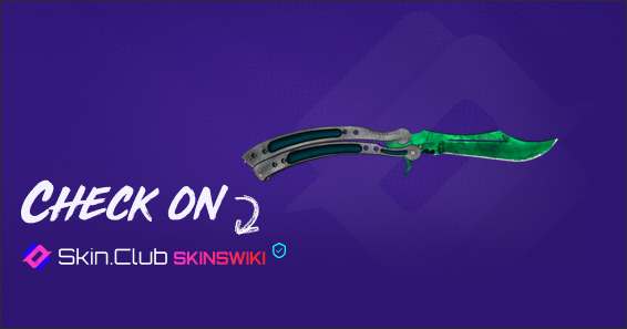 StatTrak™ Dao bướm | Gamma Doppler Emerald (MW - Trầy ít)