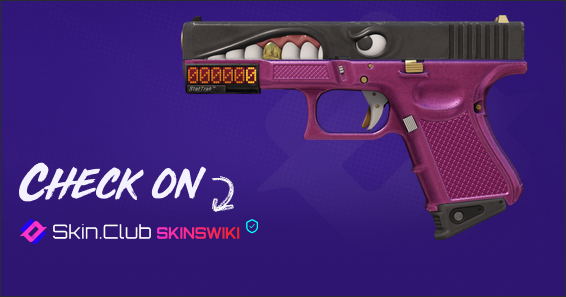 StatTrak™ Glock-18 | Gold Toof (Minimal Wear)