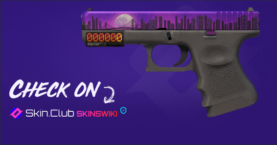 StatTrak™ Glock-18 | Moonrise (Minimal Wear)