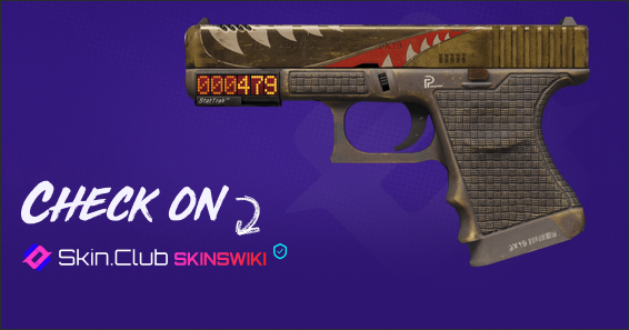 StatTrak™ Glock-18 | Warhawk (Well-Worn)
