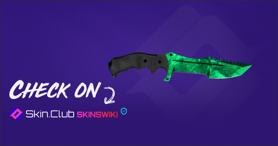 StatTrak™ Dao Huntsman | Gamma Doppler Emerald (FN - Mới cứng)
