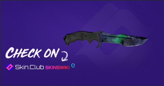 StatTrak™ Faca Huntsman | Gamma Doppler Fase 1 (Original de Fábrica)