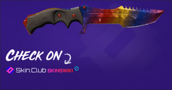 StatTrak™ Huntsman Knife | Marble Fade (Factory New)