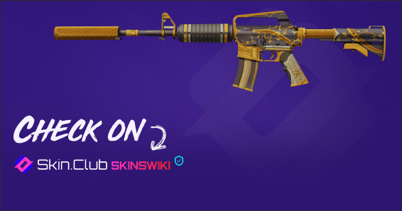 StatTrak™ M4A1-S | Golden Coil (Battle-Scarred)