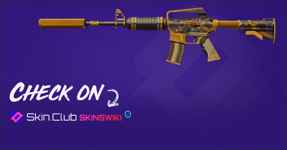 StatTrak™ M4A1-S | Golden Coil (Minimal Wear)