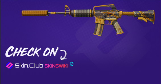 StatTrak™ M4A1-S | Golden Coil (Well-Worn)