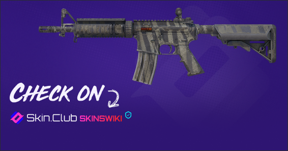 StatTrak™ M4A4 | Faded Zebra (Well-Worn)