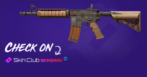 StatTrak™ M4A4 | Poly Mag (Well-Worn)