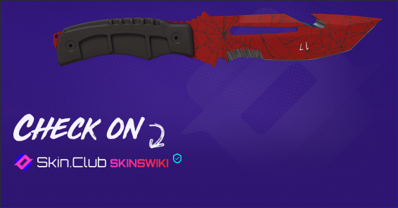 StatTrak™ サバイバルナイフ | Crimson Web (未使用)