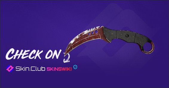 StatTrak™ Talon Knife | Crimson Web (Battle-Scarred)