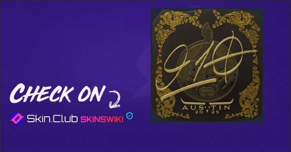 Sticker | 910 (Gold) | Austin 2025