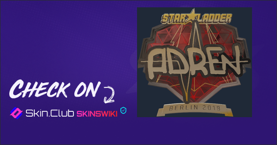 Sticker | AdreN (Gold) | Berlin 2019