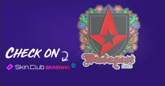 Sticker | Astralis (Embroidered) | Budapest 2025 - Skins Wiki