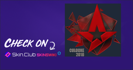 Sticker | Astralis（闪亮）| 2016年科隆锦标赛
