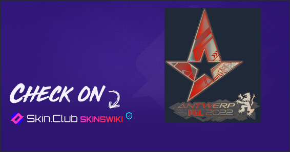 Sticker | Astralis (Holo) | Antwerp 2022