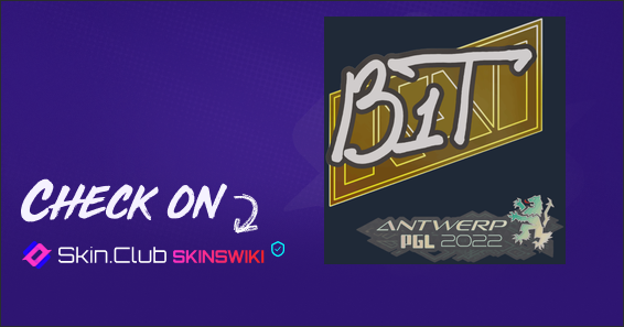 Sticker | b1t | Antwerp 2022