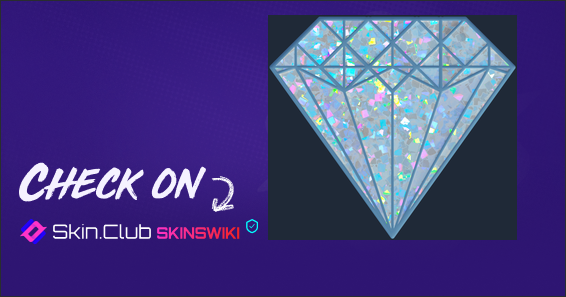 Sticker | Blue Gem (Glitter)