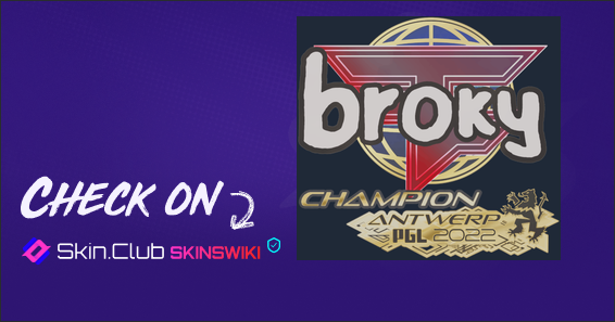 Sticker | broky (Champion) | Antwerp 2022