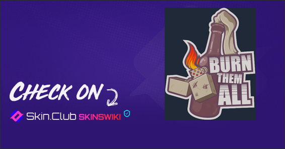 Sticker | Burn Them All