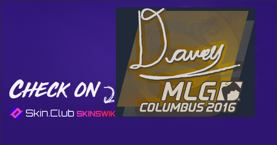Sticker | DAVEY | MLG Columbus 2016