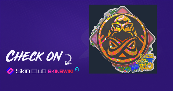 Sticker | ENCE (Glitter) | Rio 2022