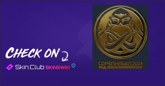 Sticker | ENCE (Gold) | Copenhagen 2024