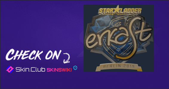 Sticker | erkaSt (Gold) | Berlin 2019