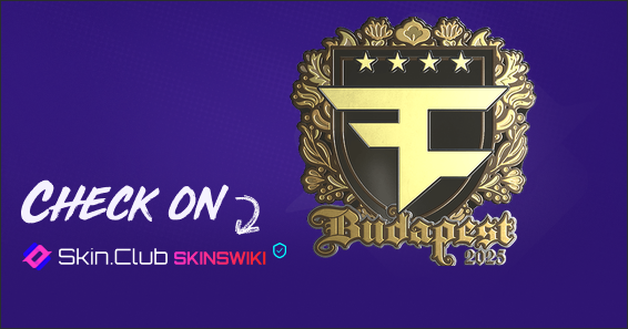 스티커 | FaZe Clan (Gold) | Budapest 2025