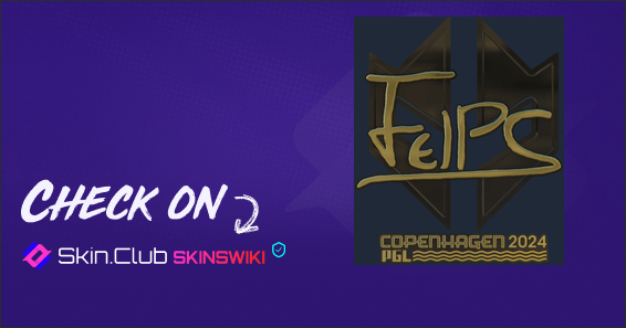 Sticker | felps (Gold) | Copenhagen 2024