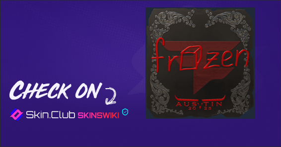 Sticker | frozen (Foil) | Austin 2025
