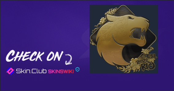 Sticker | FURIA (Gold) | Rio 2022