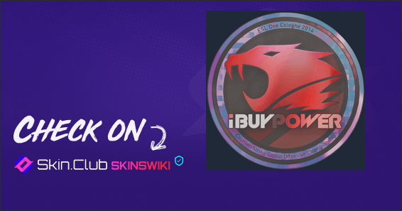 Sticker | iBUYPOWER (Holo) | Cologne 2014
