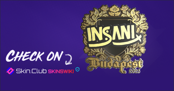 Sticker | insani (Gold) | Budapest 2025