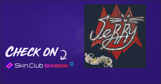 Sticker | Jerry (Glitter) | Paris 2023